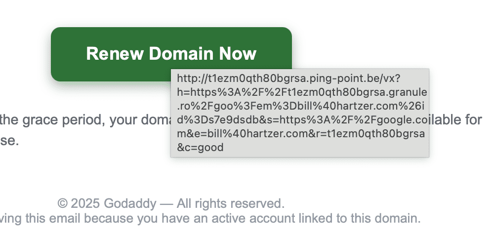 Beware of Fake GoDaddy Expiration Notices: Here’s How to Spot the Scam ...