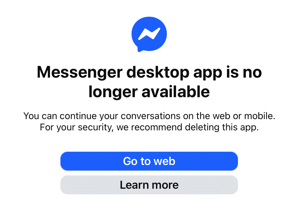 Meta Officially Pulls the Plug on Facebook Messenger’s Desktop App ...